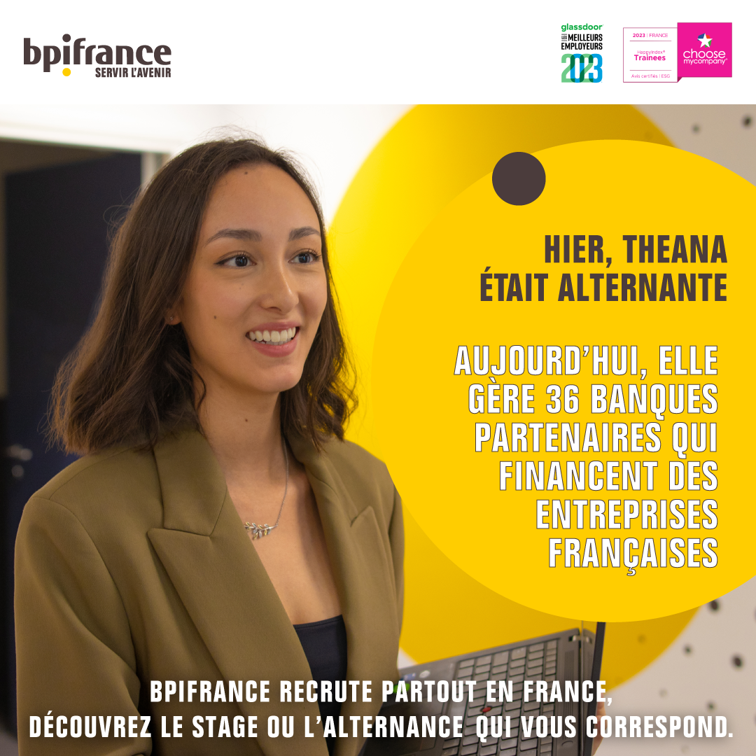 Plus de 250 offres à pourvoir en stage ou en alternance chez Bpifrance ...
